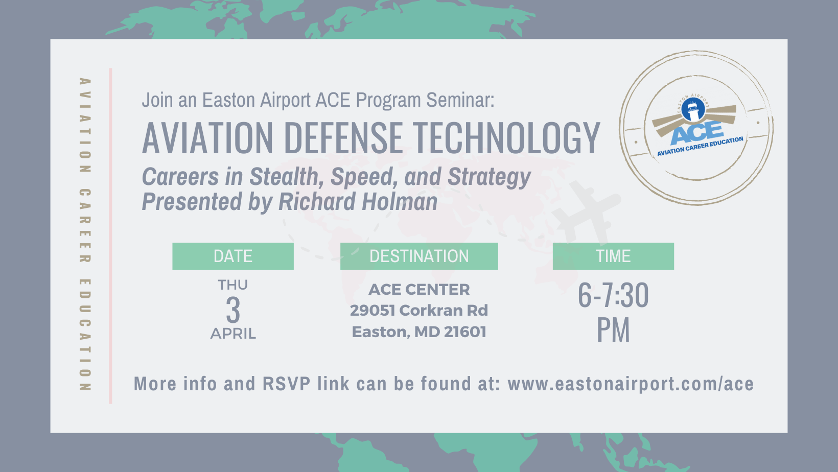 Aviation Defense Technology Seminar to be held at Easton Airport on ...